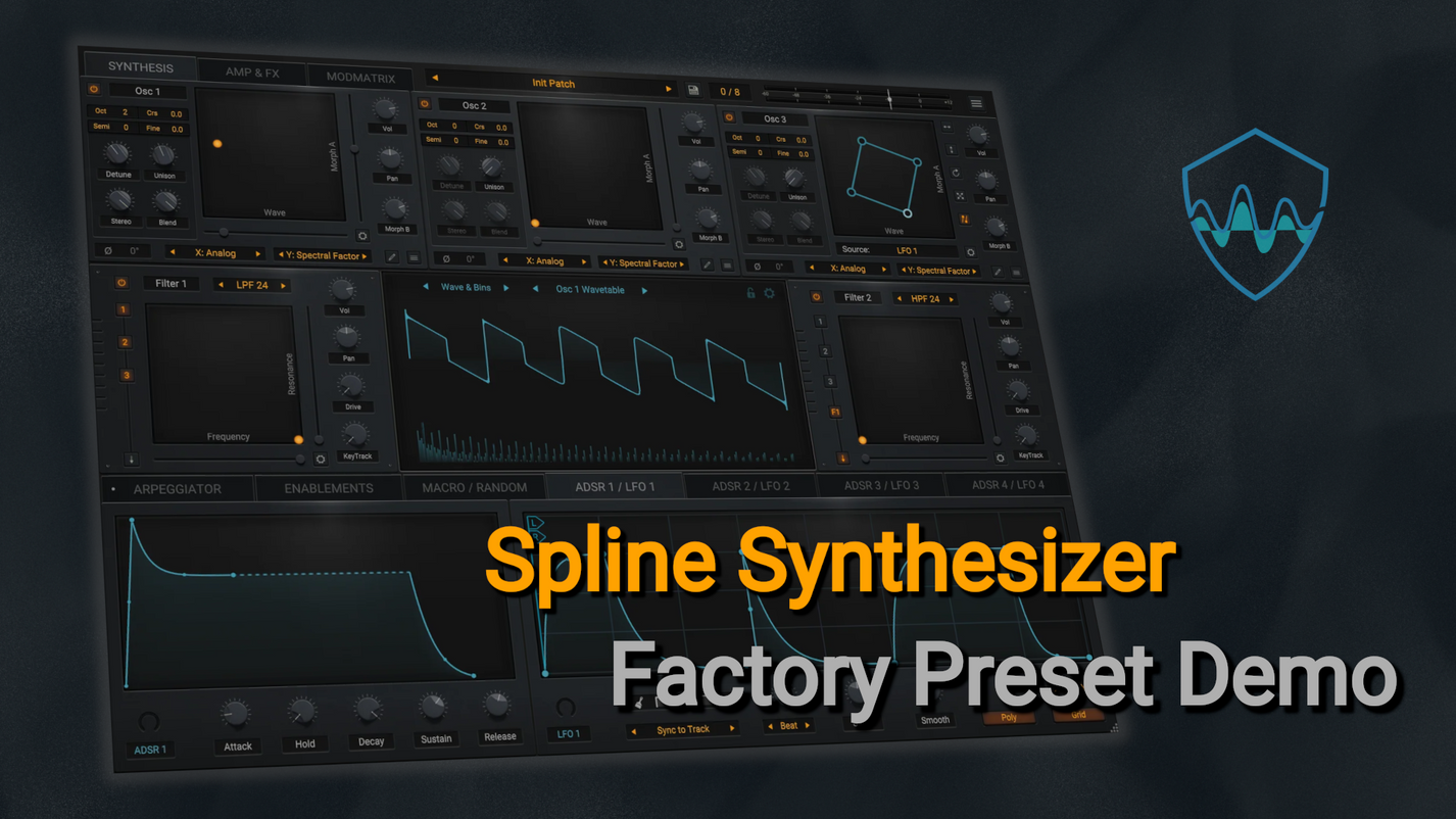 Spline Synthesizer VST3 / AU Plugin – thewavewarden